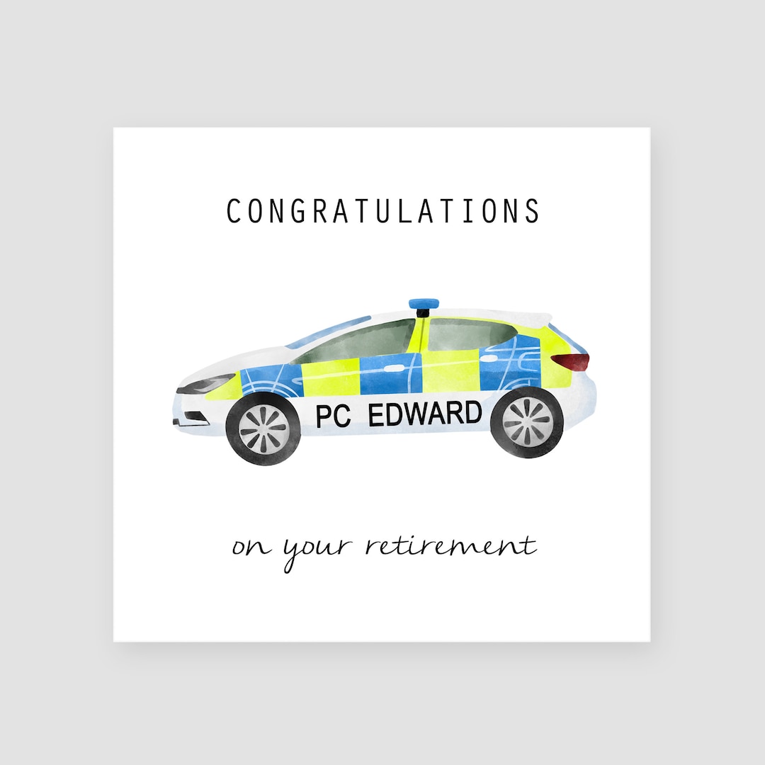 Personalised Paramedic Retirement Card Personalised EMT - Etsy