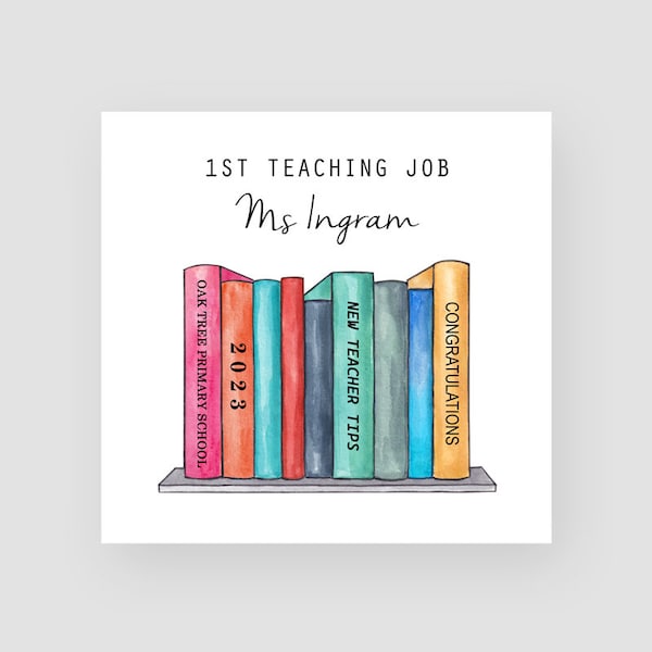 New Job Card - Etsy