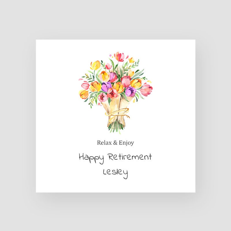 Personalised Retirement Card for Her Retirement Card for - Etsy Canada
