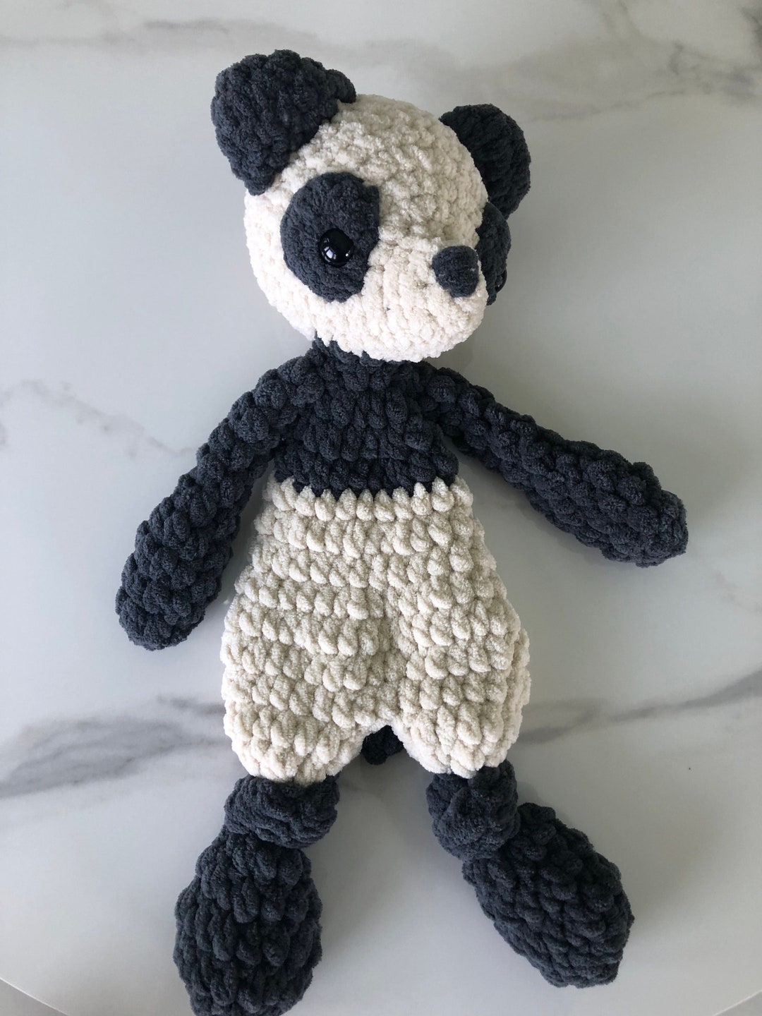 Baby Shower Gift ~ Panda Lovey ~ Crochet Panda Lovey ~ Baby Shower Gift ...
