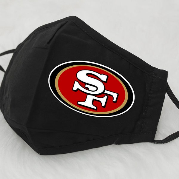 San Francisco 49ers Face Mask - Etsy