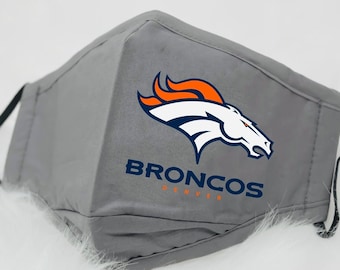 Denver Broncos Mask - Etsy
