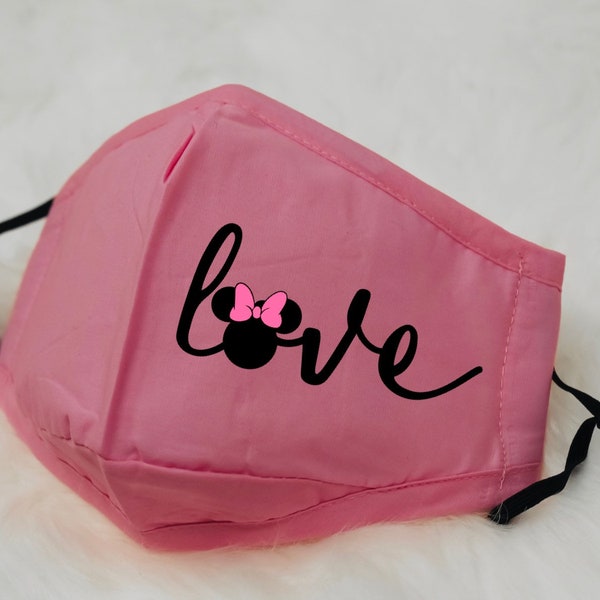 Pink Face Mask - Etsy
