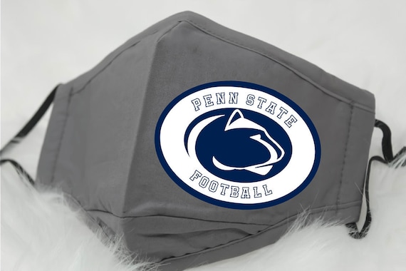 Penn State Football Face Mask Penn Stare Adjustable Face - Etsy