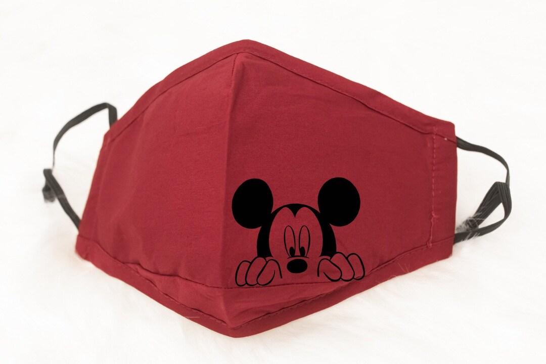 Mickey Mouse Face Mask, Mickey Mouse, Adult Face Mask, Kids Face Mask ...