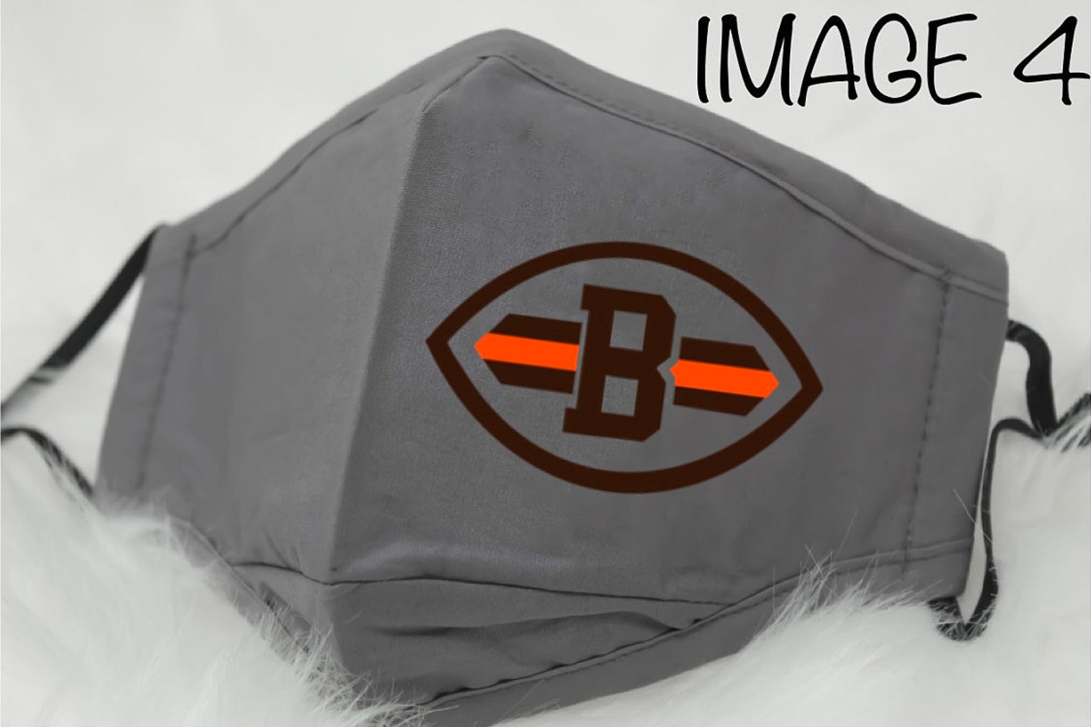 Cleveland Browns Face Mask Cleveland Browns Adjustable Face - Etsy