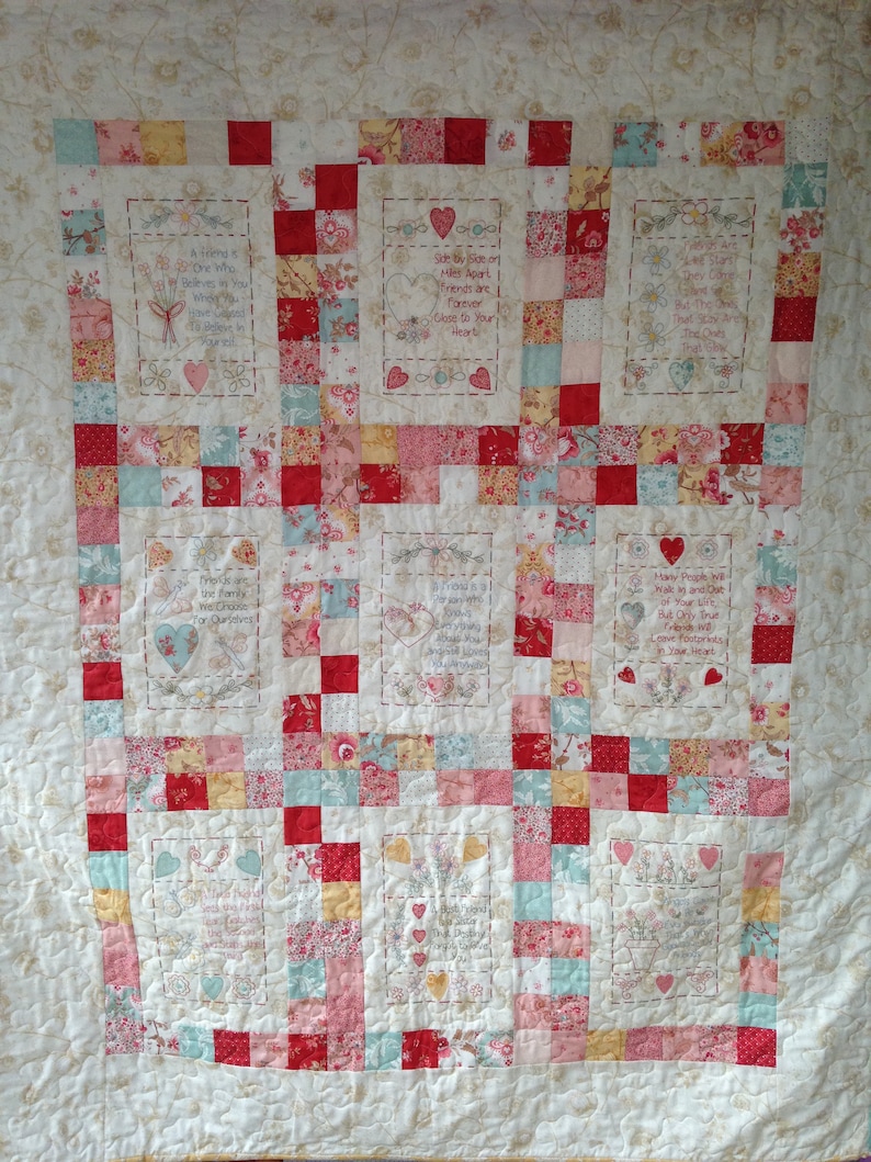 The Friendship Quilt - Block 5 - Etsy