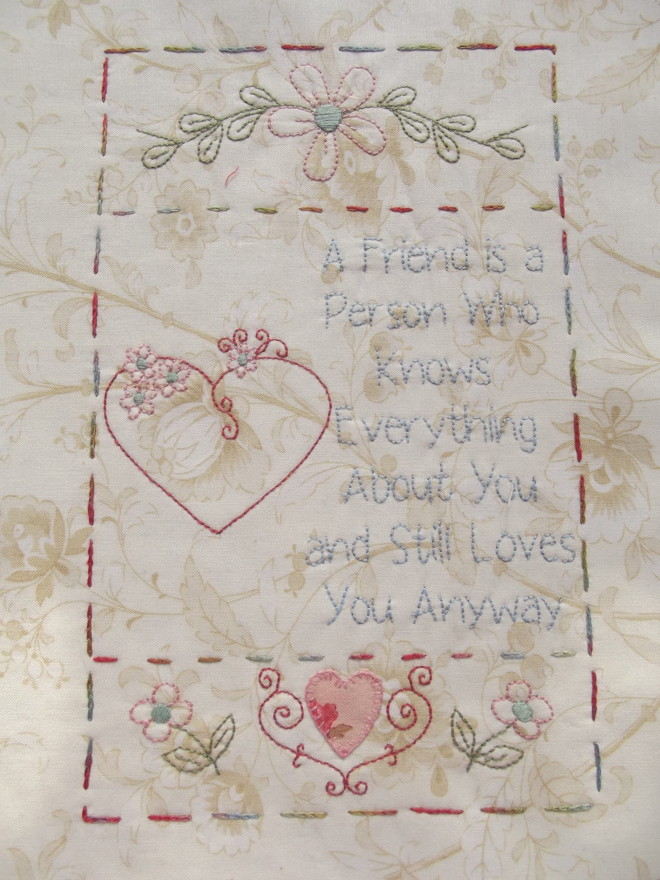 The Friendship Quilt - Block 5 - Etsy