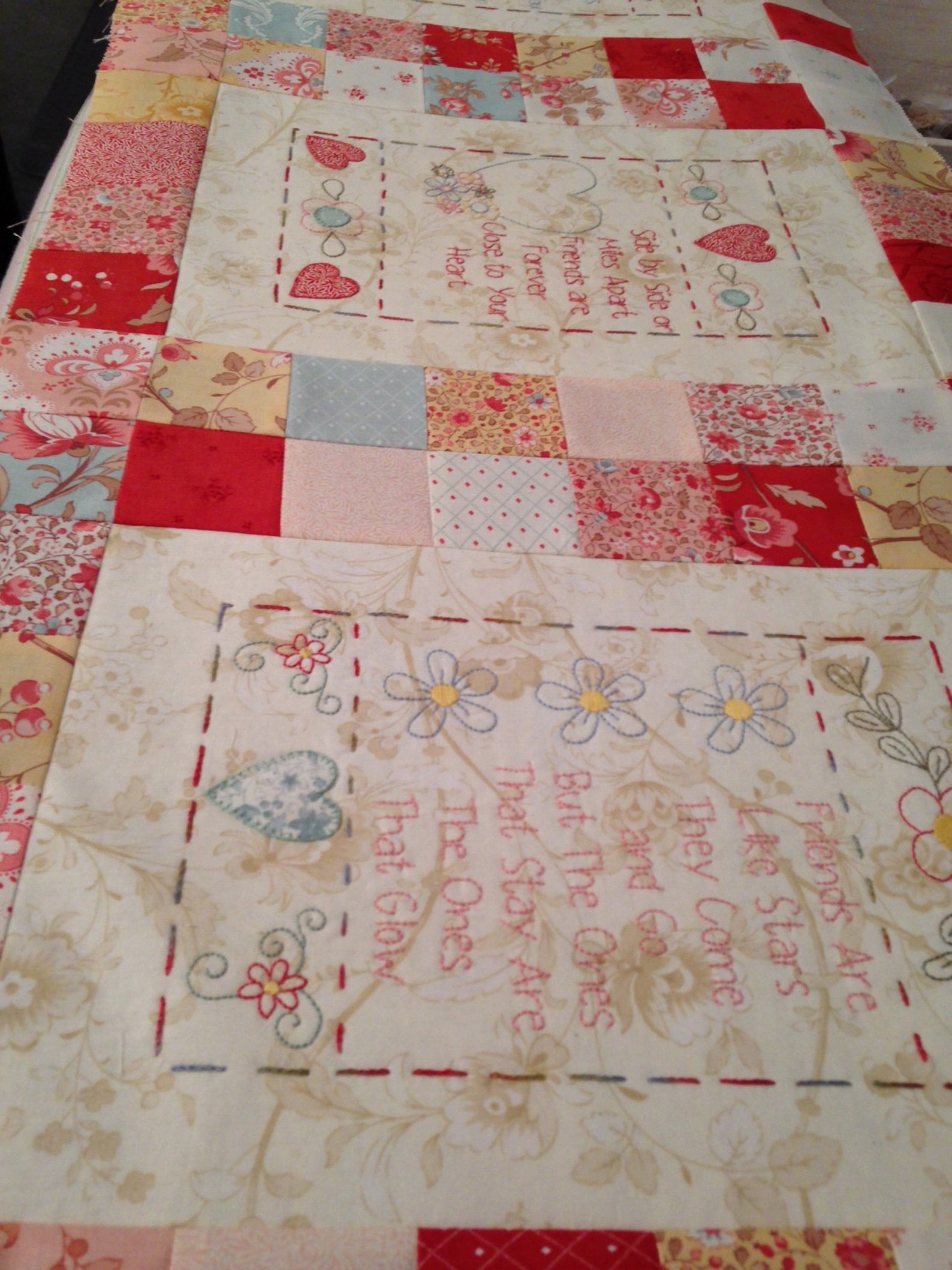 The Friendship Quilt - Block 1 - Etsy