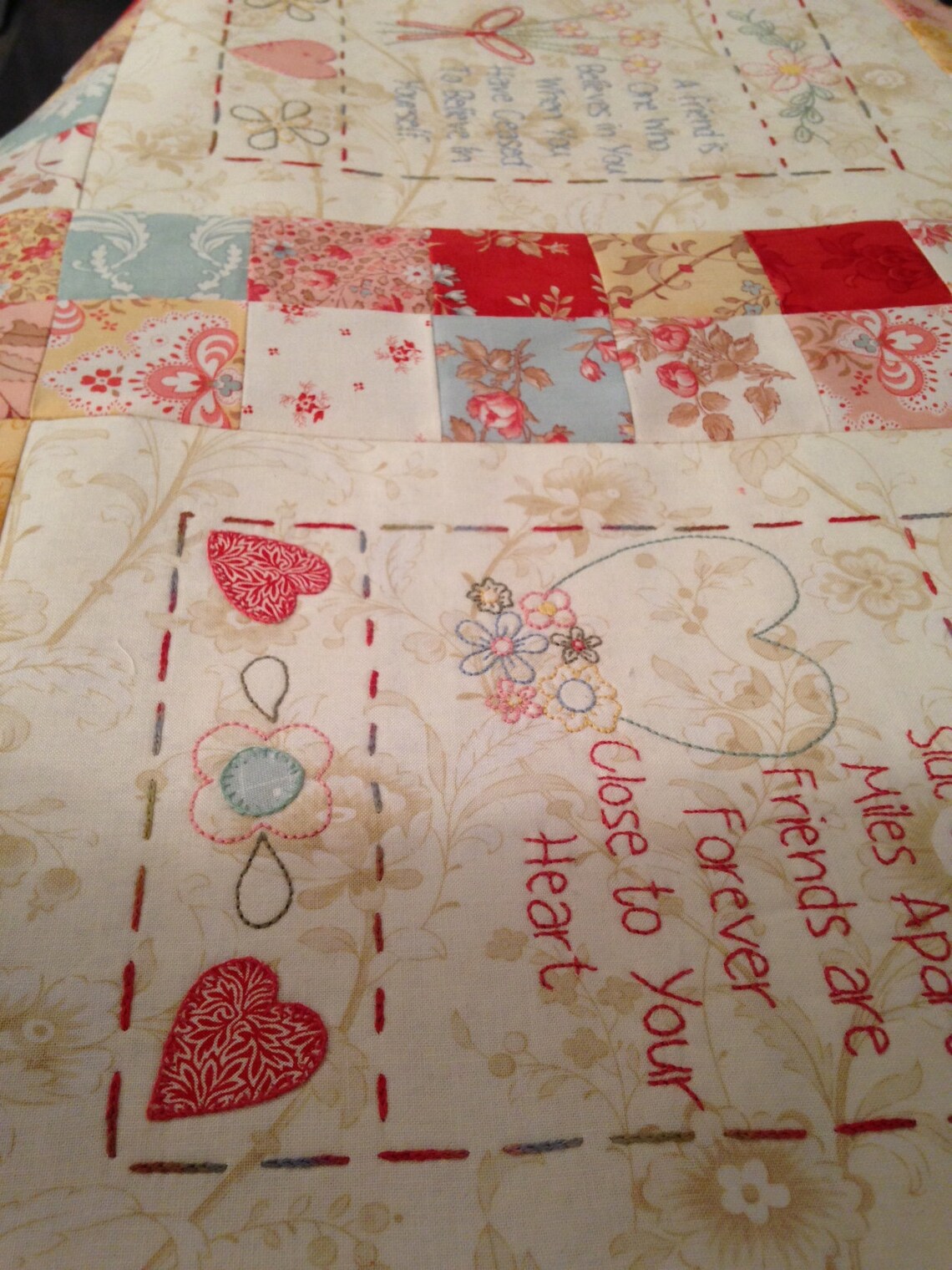 The Friendship Quilt - Block 1 - Etsy