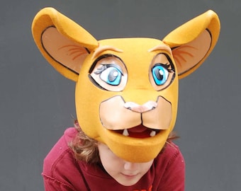 Máscara de Nala joven Musical Rey Leon leona | Etsy
