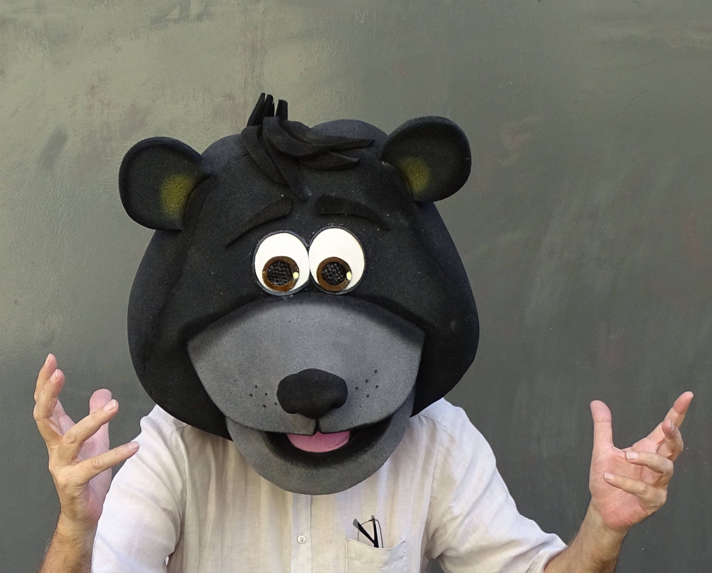 Baloo Costume Jungle Book Costume Bear Mask Musical Theatre - Etsy Canada
