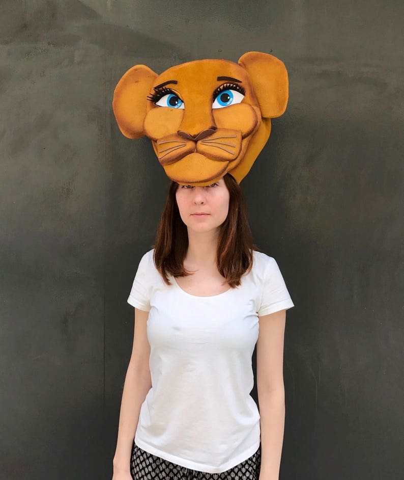 Young Nala Headdress, Foam Mask, lioness headpiece - Etsy 日本