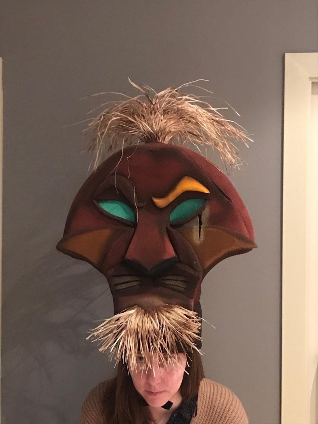 Scar Headdress, Handmade Foam Headpiece, Theater Production, Musicals ...