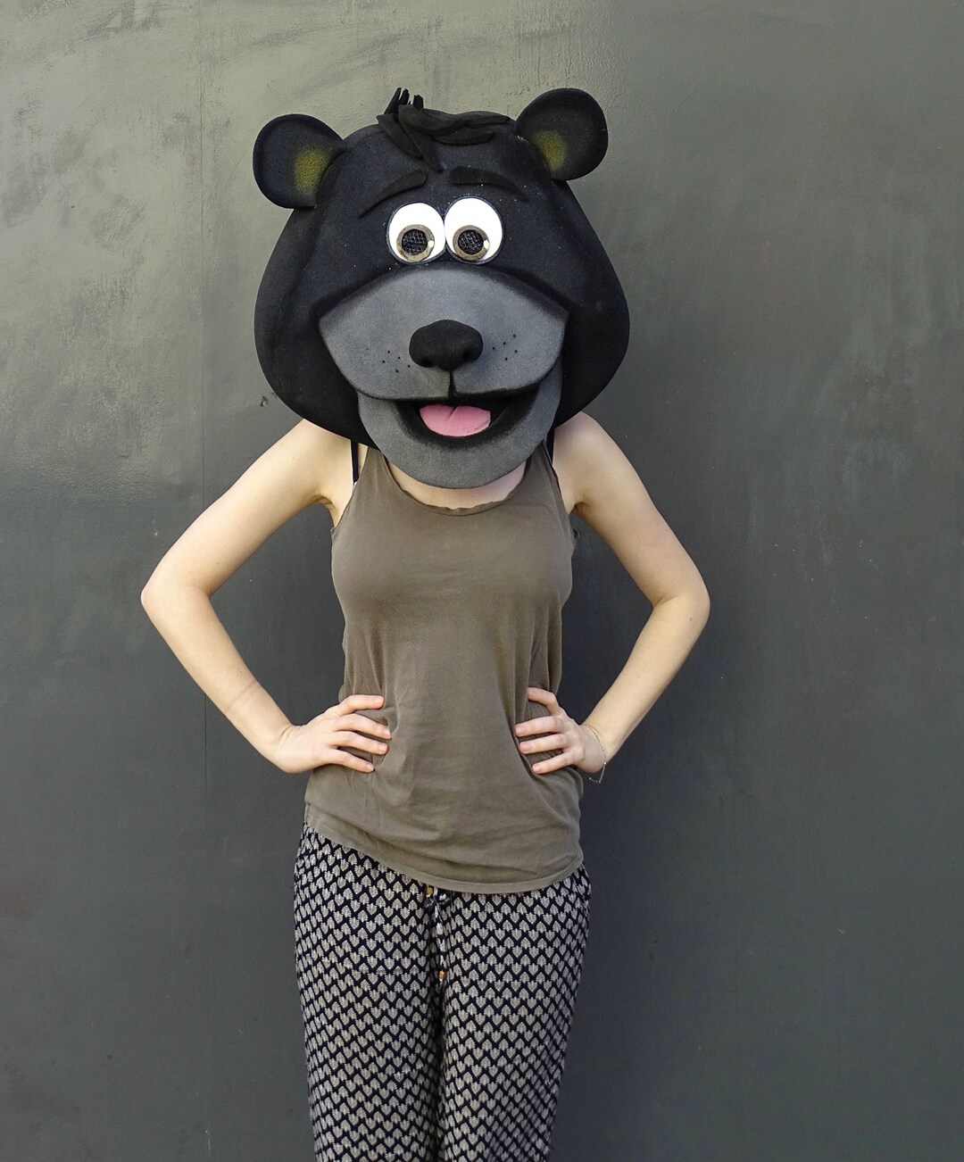Baloo Costume, Jungle Book Costume, Bear Mask, Musical Theatre - Etsy