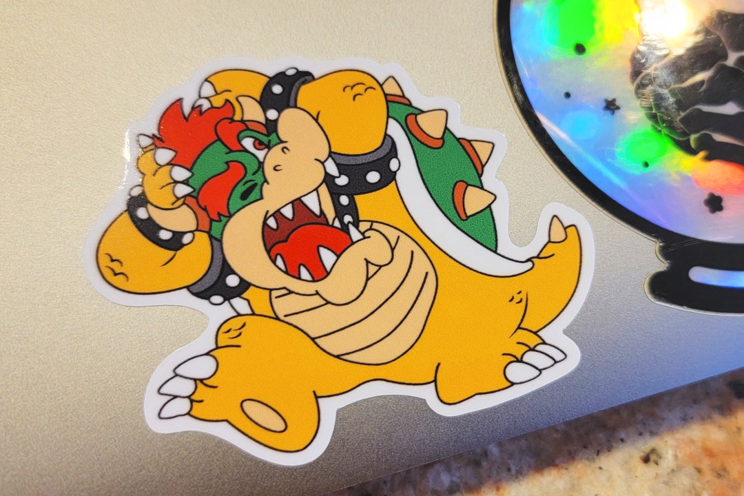 Don't Panic! - Super Mario Bowser Sticker - Etsy