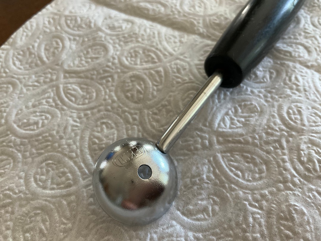 Vintage EKCO Butter Baller Black Plastic Handle Melon Baller - Etsy