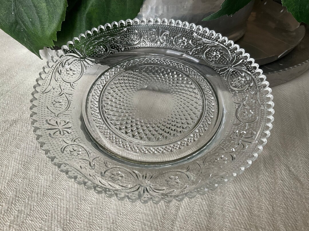 Vintage Under Plate Sandwich Pattern Bread Plate KIG Indonesia - Etsy