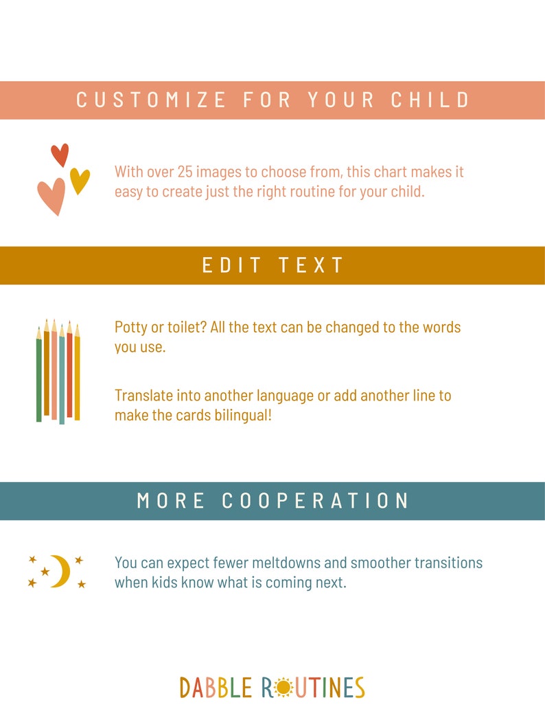 Editable Bedtime Routine Chart / Custom Bedtime Routine / - Etsy Australia