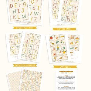 Printable Alphabet Matching Game I Kids Letter Recognition I Starting ...
