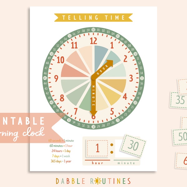 Printable Clock Face - Etsy