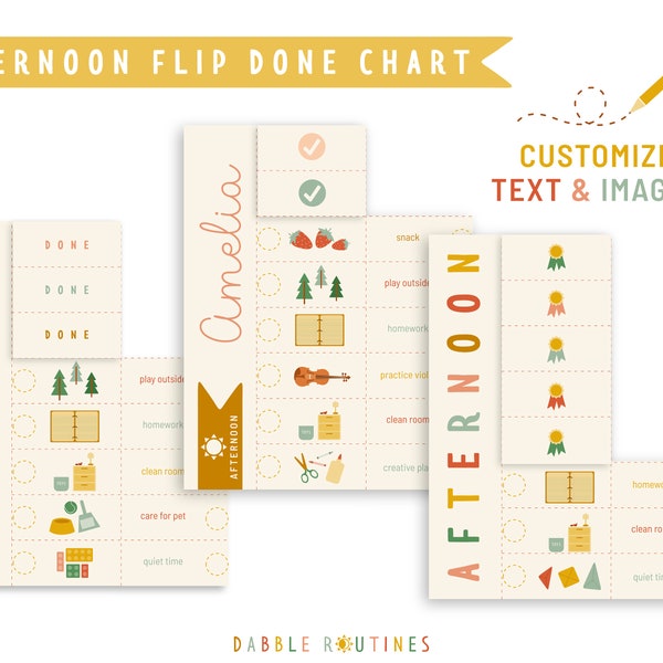 Laminated Chore Chart - Etsy