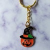 Witch Hat Keyring, Witch Keyring, Halloween Keyring, Witch Hat, Witch ...