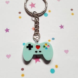 Game Controller Keyring, Gamer Keyring, Game Controller, Gamer Bagcharm ...