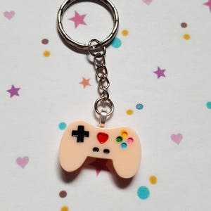 Game Controller Keyring, Gamer Keyring, Game Controller, Gamer Bagcharm ...