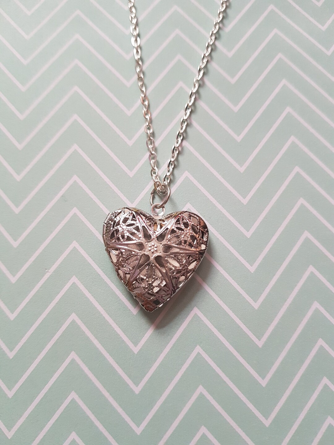 Heart Locket, Filigree Necklace, Locket Necklace, Locket Pendant ...