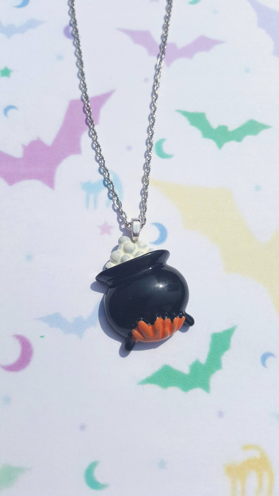 Witches Brew Necklace, Cauldron Necklace, Witch Cauldron Necklace ...