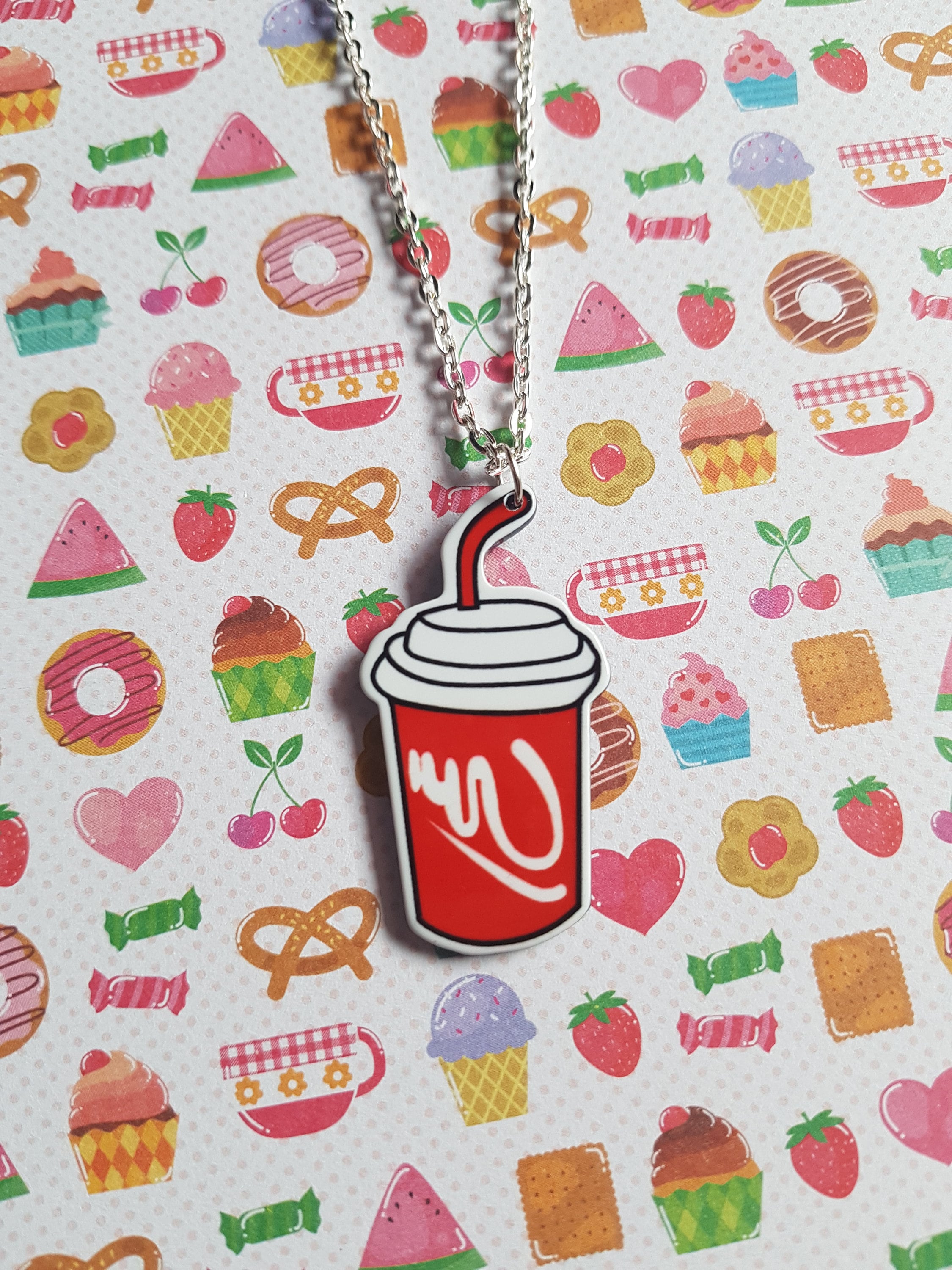 Cola Can Necklace Coke Can Necklace Fizzy Drink Necklace - Etsy