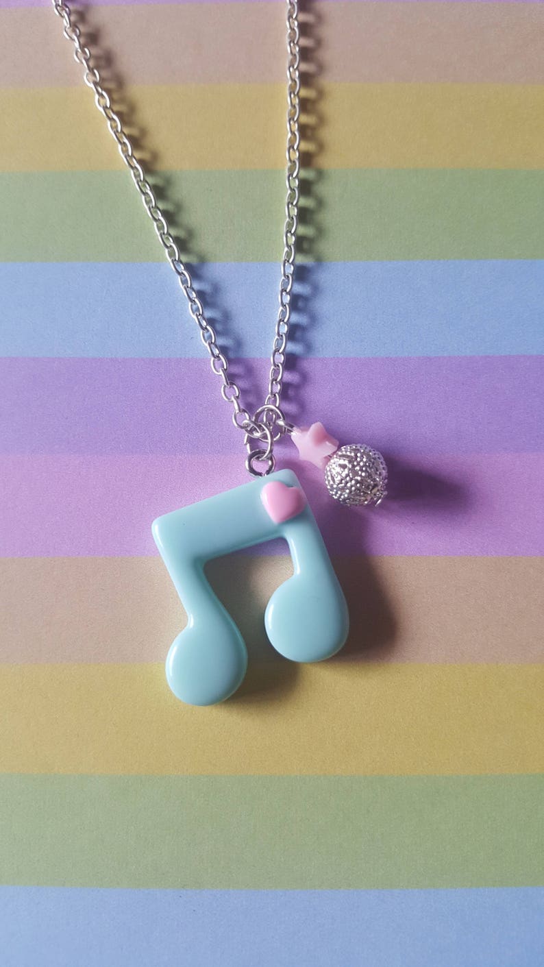 Musical Note Necklace Music Pendant Pendant Necklace Music | Etsy