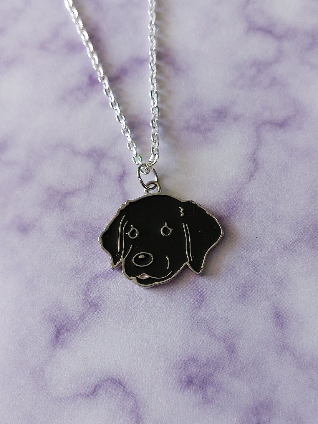 Labrador Necklace, Black Lab Necklace, Dog Necklace, Dog Lover ...