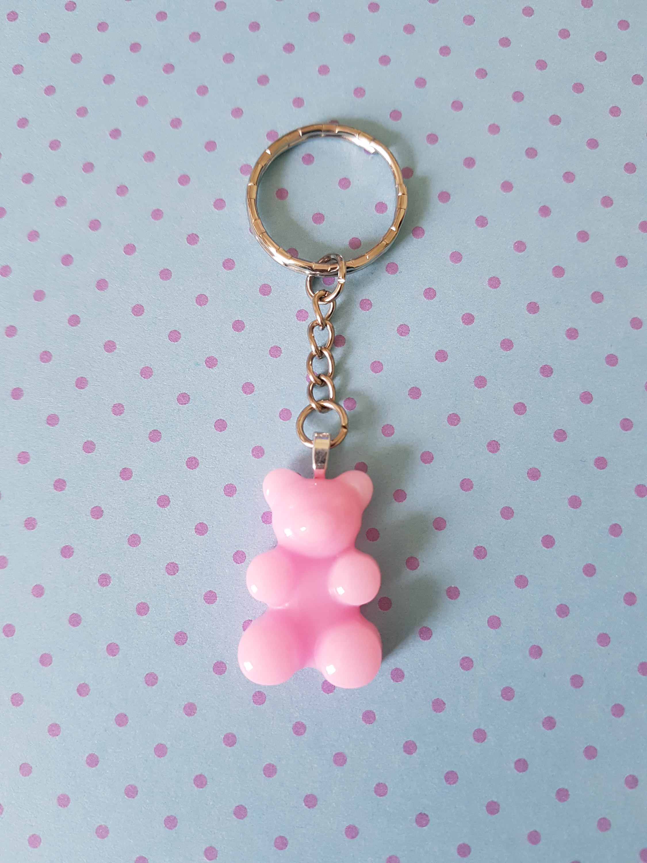 Gummy Bear Keyring Gummy Bear Bag Charm Sweet Keyring - Etsy Canada