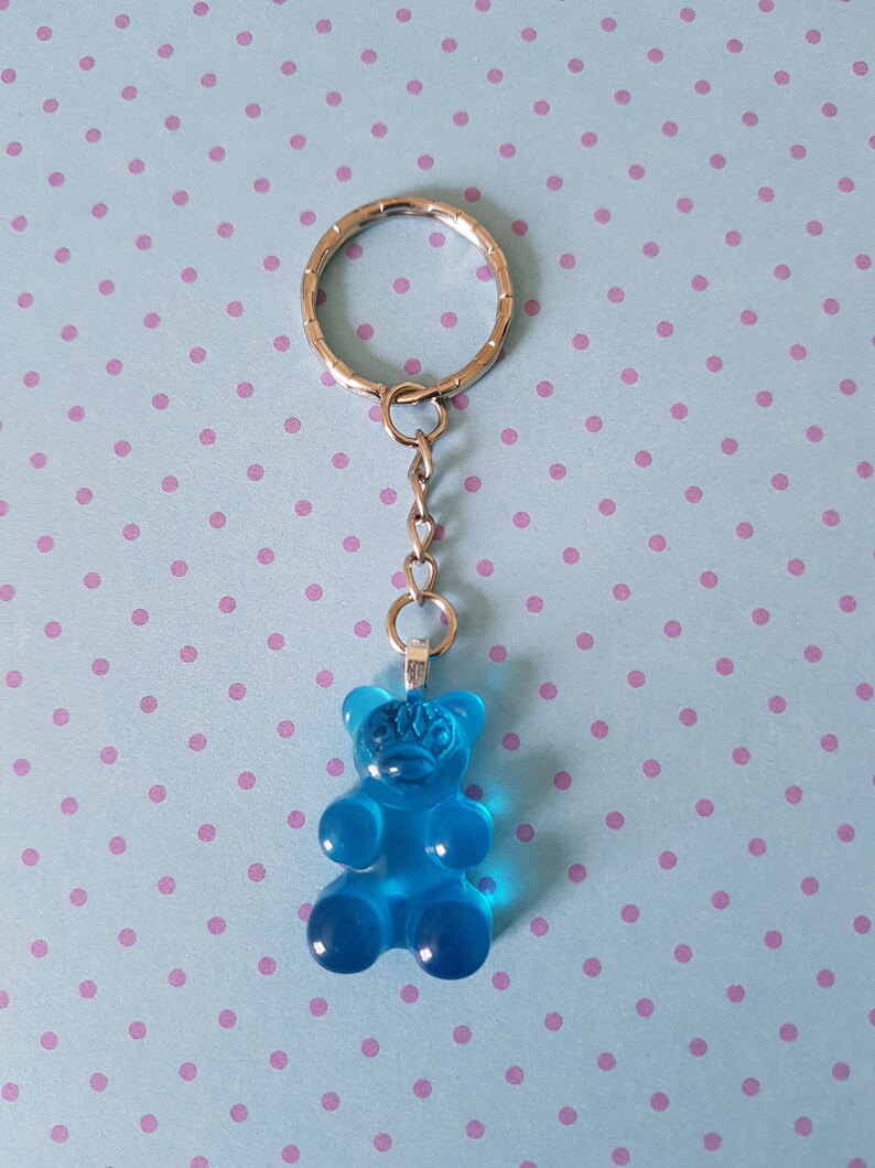 Gummy Bear Keyring Gummy Bear Bag Charm Sweet Keyring - Etsy Canada