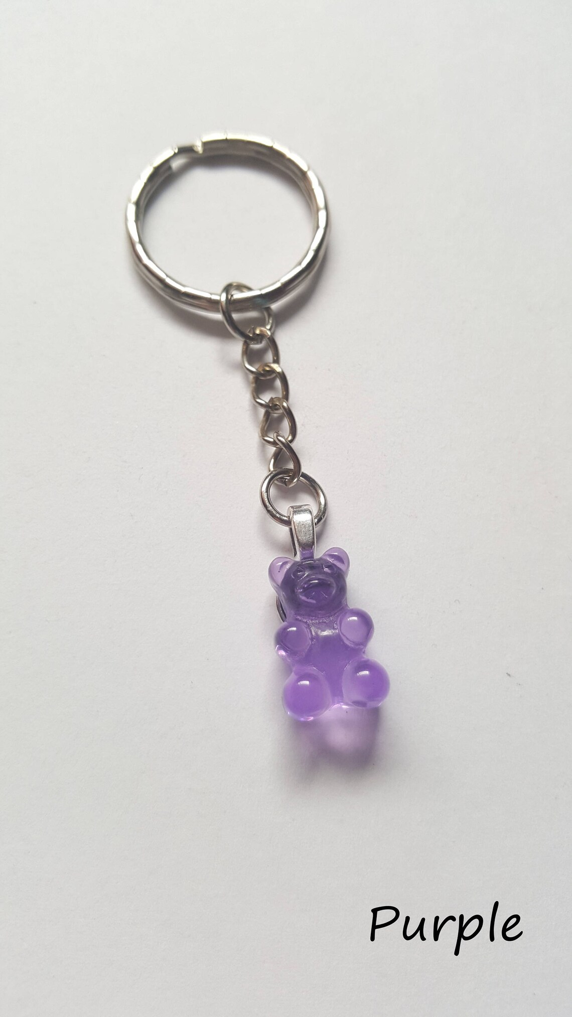 Gummy bear keyring Gummy bear bag charm Sweet keyring | Etsy