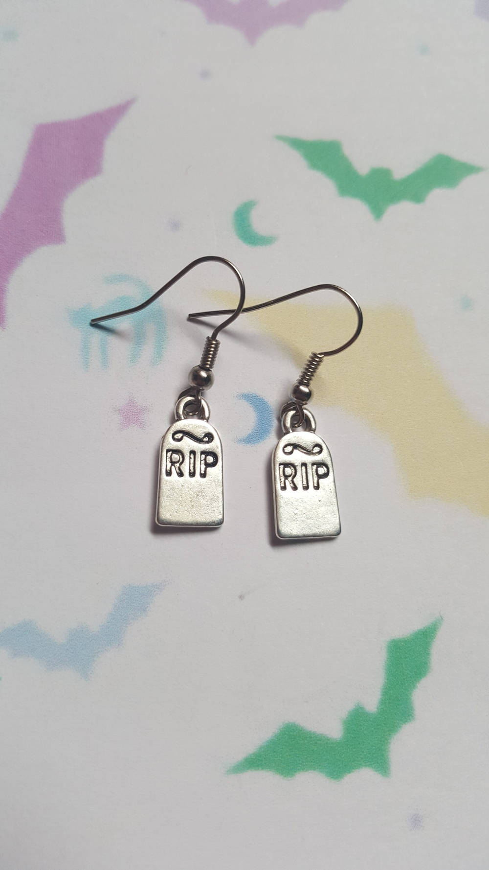 RIP Tombstone Earrings Tombstone Earrings Gravestone RIP - Etsy