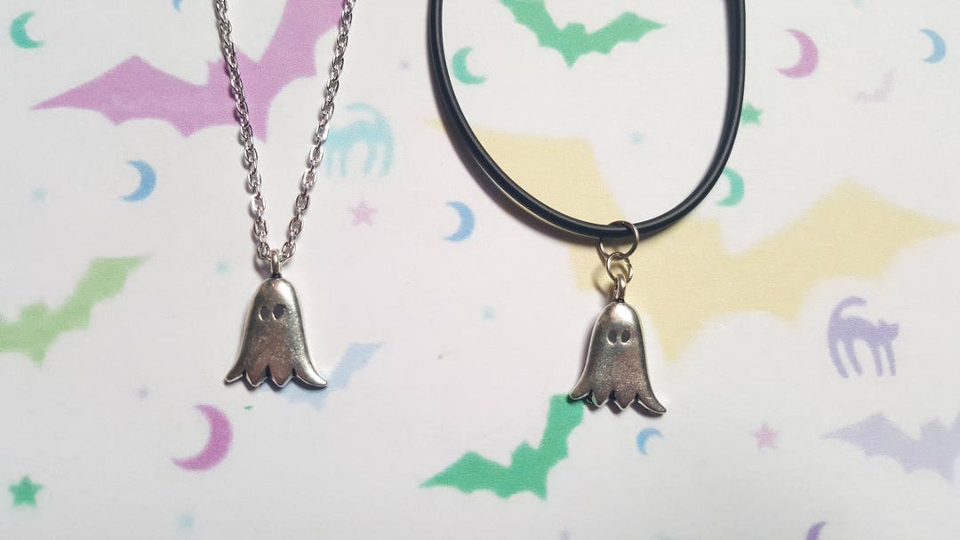 Ghost Necklace, Halloween Jewellery, Alternative Jewellery, Punk ...
