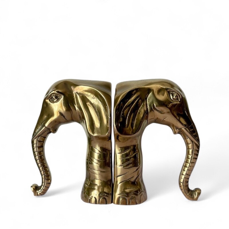 Elephant Bookends - Etsy