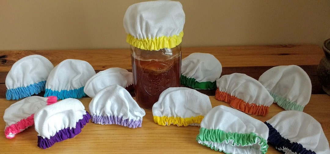 Muslin Jar Fermentation Cap, Kombucha Sourdough Cover - Etsy