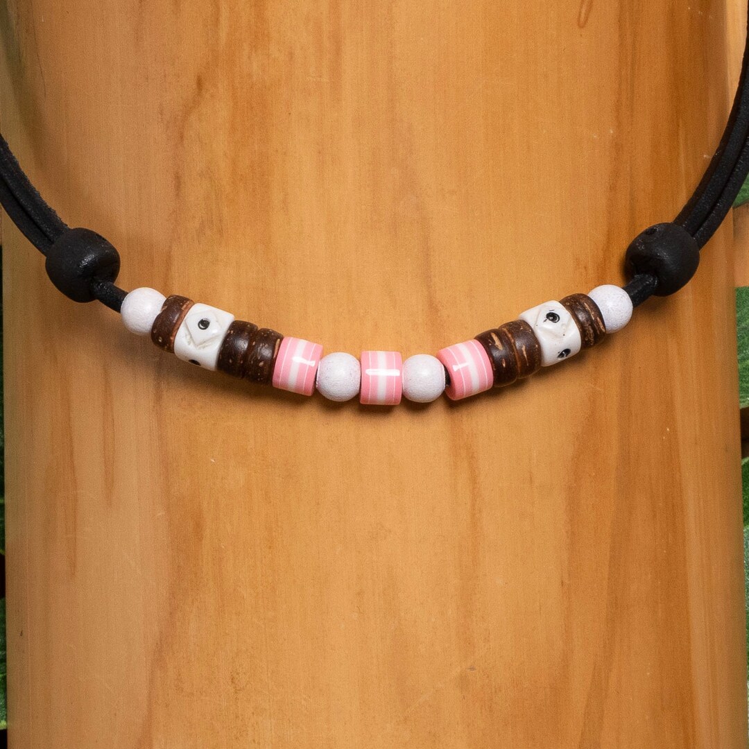 Surfer Necklace Leather Necklace Necklace Surfer Necklace Leather ...