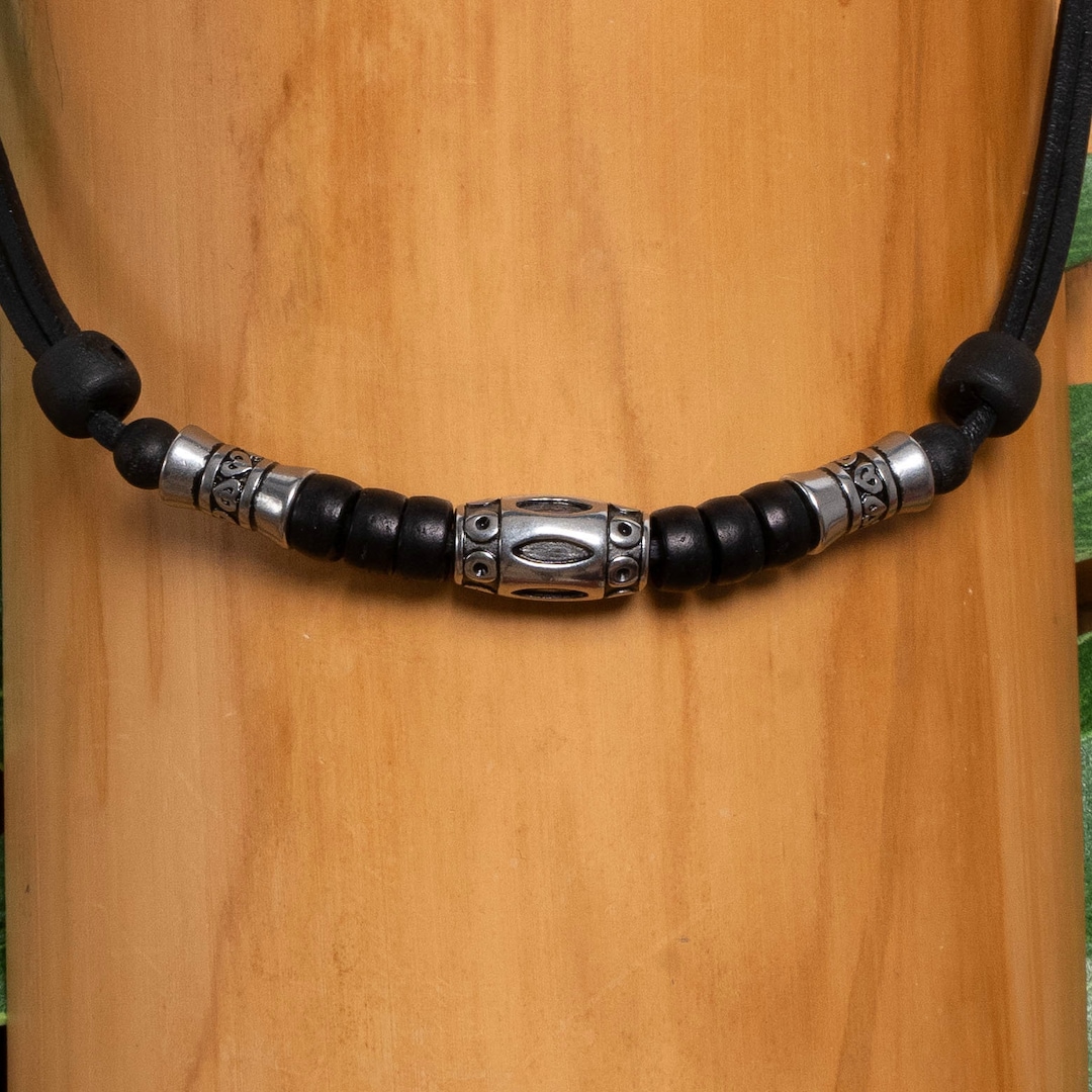 Necklace Without Pendant Men Women Surfer Chain Leather Chain Men's ...