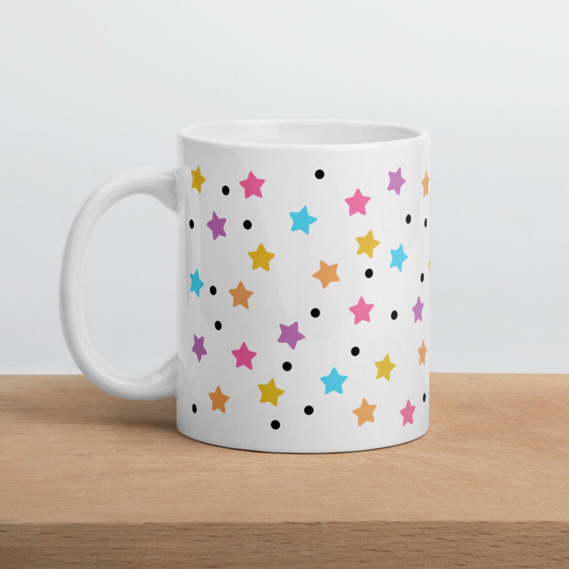 Confetti Sterren Cute Mok /// Sterren mok / Verjaardagscadeau - Etsy ...