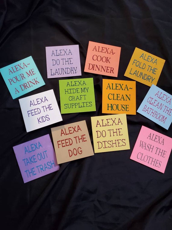 Alexa Funny Signs Tell Alexa What to Do. | Etsy