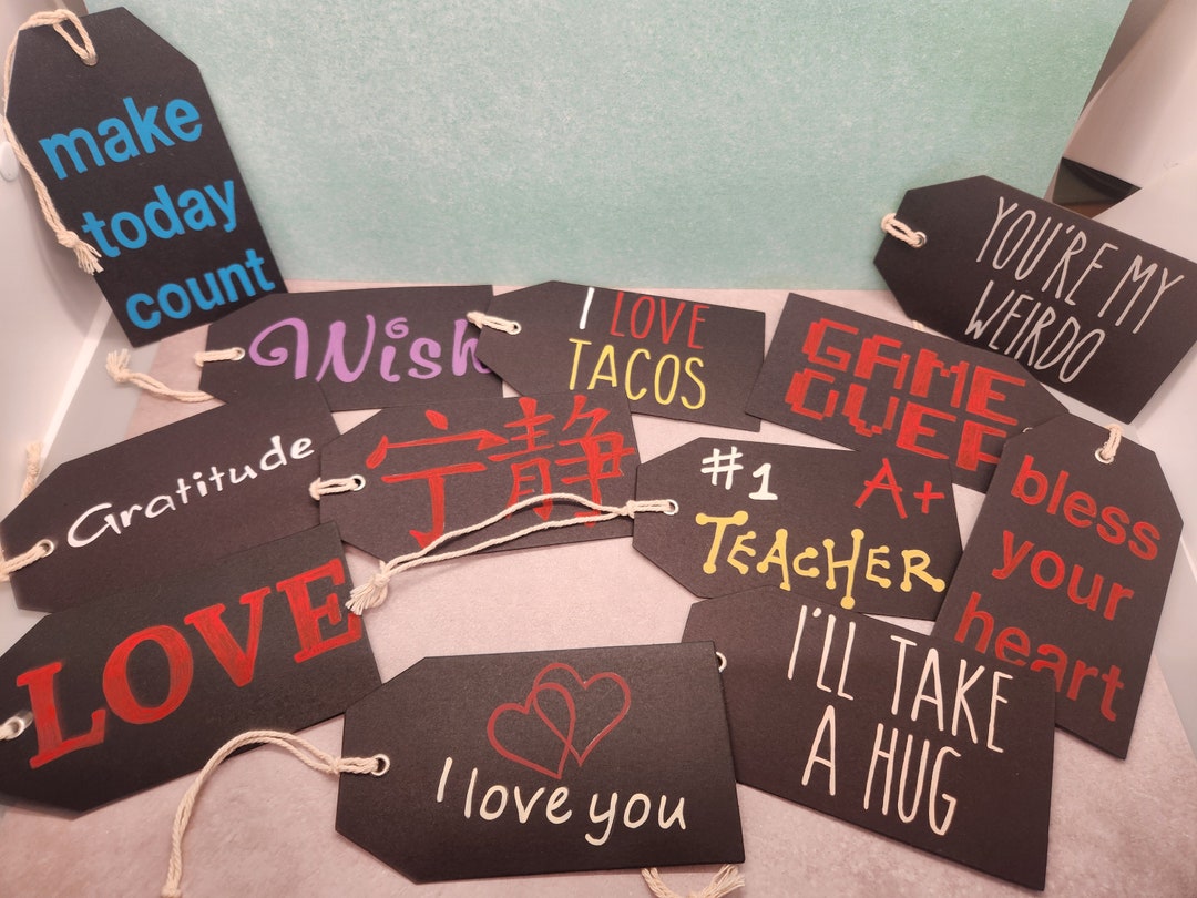 Rectangular Gift Tags - Etsy