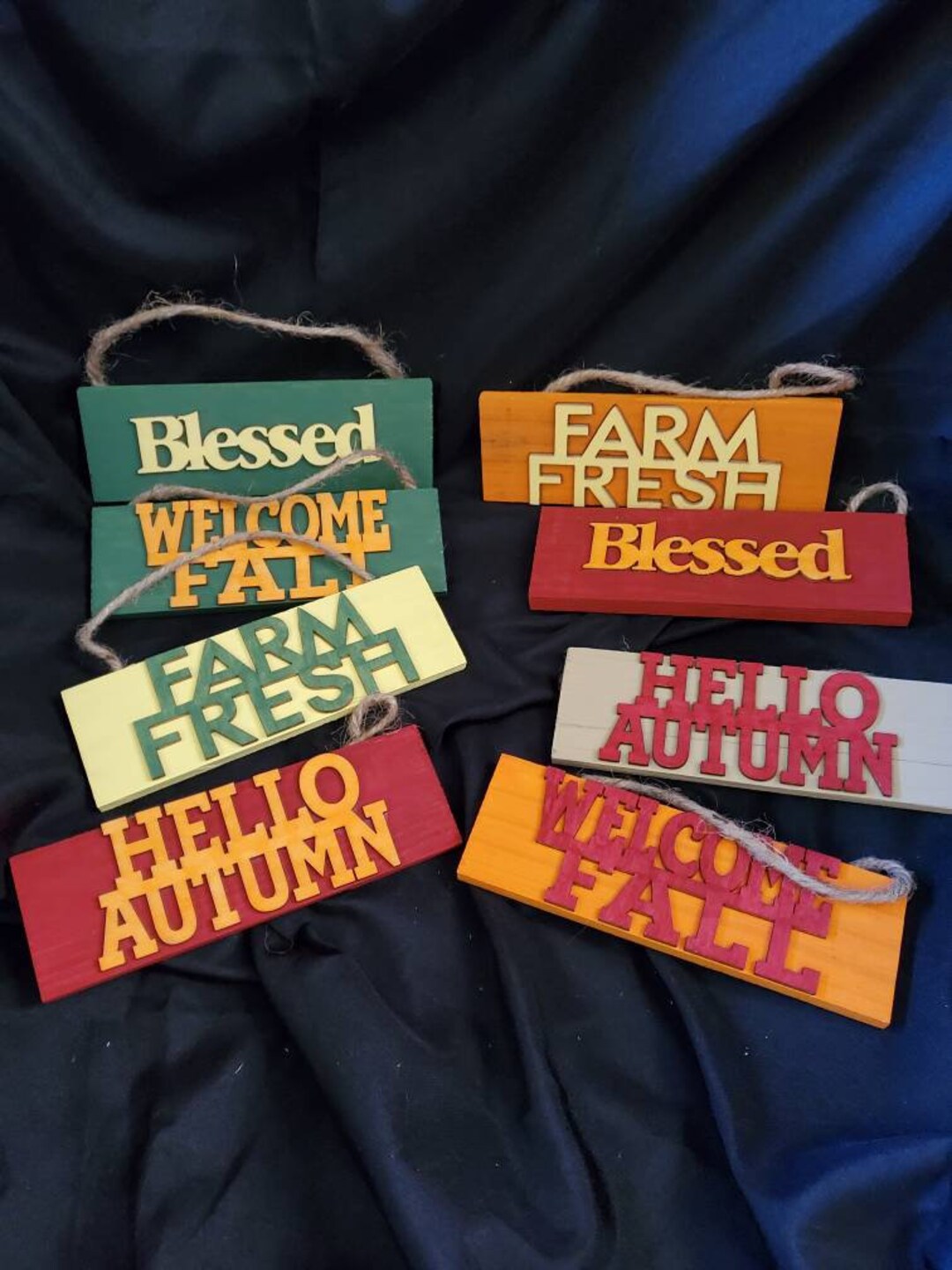 Mini Signs - Fall/ Autumn - Etsy
