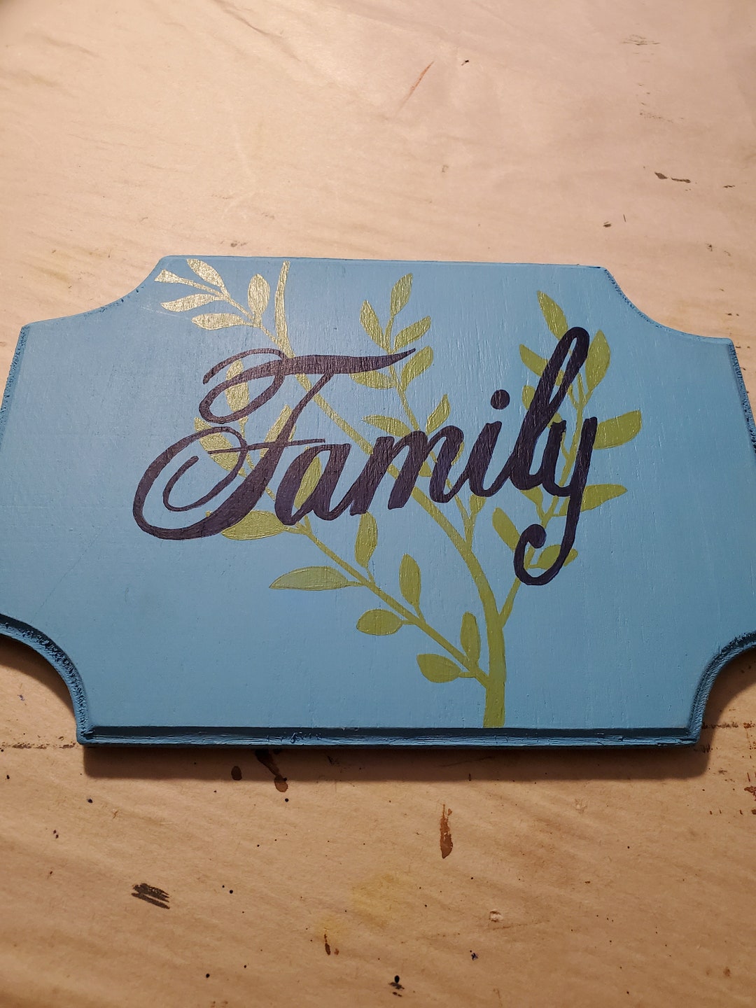 Family Sign, Simple Home Sign - Etsy