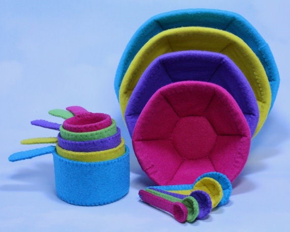 Kitchen Essentials Felt Food Pattern Bundle Cookware 4 | Etsy