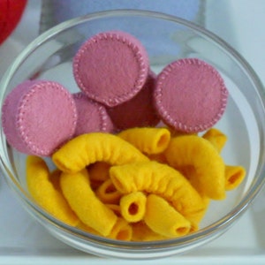 Adorable Felt Food Pattern Macaroni & Cheese DIY Felt Play - Etsy